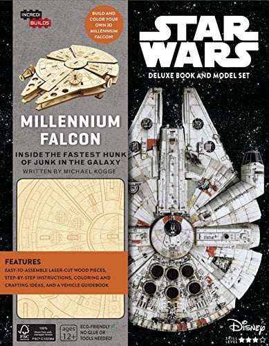 Star Wars: Millennium Falcon Deluxe Book and Model Set (IncrediBuilds ...