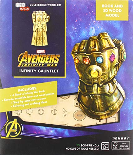Infinity Gauntlet Book and 3D Wood Model (Marvel Avengers Infinity War ...