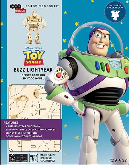 Buzz Lightyear Deluxe Book and 3D Wood Model (Disney/Pixar Toy Story ...