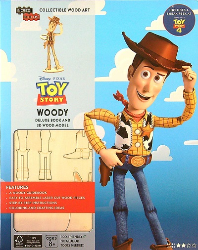 Woody Deluxe Book and 3D Wood Model (Disney Pixar Toy Story ...