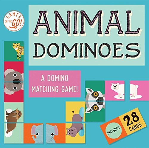 Animal Dominoes: A Domino Matching Game (Games on the Go) - Silver ...
