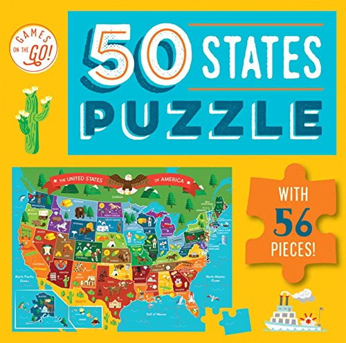 50 States Puzzle (Games on the Go!) - Silver Dolphin - Book Outlet