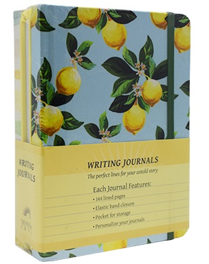 Writing Journals 3 Book Set (Lemon Tree) by Thunder Bay Press - Book Outlet
