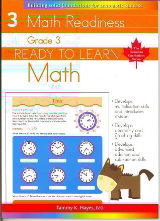 Grade 3 Math (Ready to Learn, Canadian Curriculum Series) by Tammy K ...