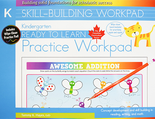 Kindergarten Skill Building Practice Workpad (Ready to Learn, Canadian ...