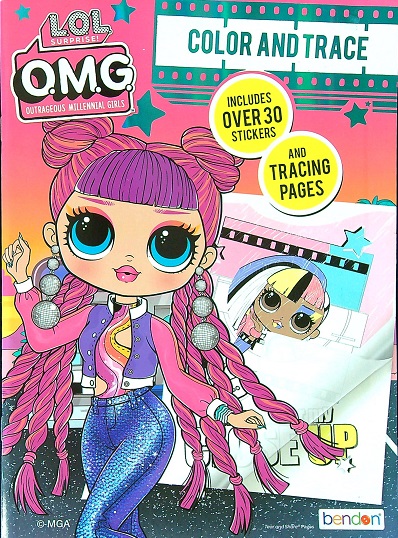 L.O.L. Surprise! O.M.G. Outrageous Millennial Girls Color and Trace ...