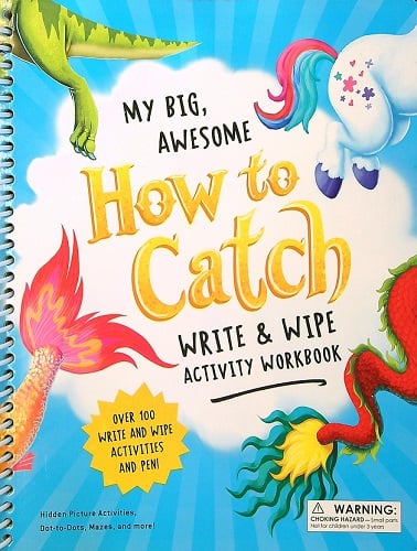 My Big, Awesome How to Catch Write & Wipe Activity Workbook by ...