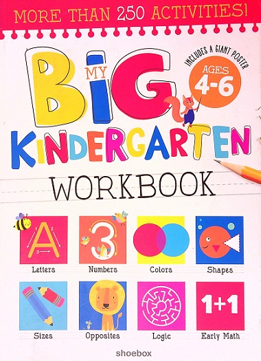 My Big Kindergarten Workbook by Shoebox Media - Book Outlet