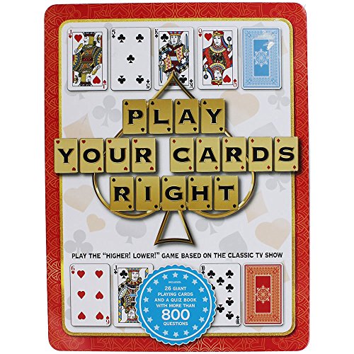 Play Your Cards Right: Includes 26 Giant Playing Cards and a Quiz Book ...