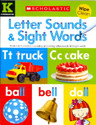 Letter Sounds & Sight Words Wipe Clean Workbook (Kindergarten) by ...