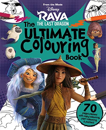 The Ultimate Colouring Book (Disney Raya and the Last Dragon) by Autumn ...