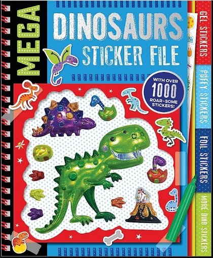 Dinosaurs Mega Sticker File by Make Believe Ideas - Book Outlet