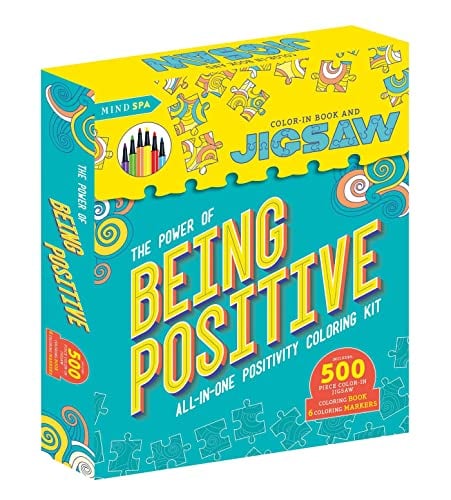 The Power of Being Positive All-in-One Positivity Coloring Kit: Color ...