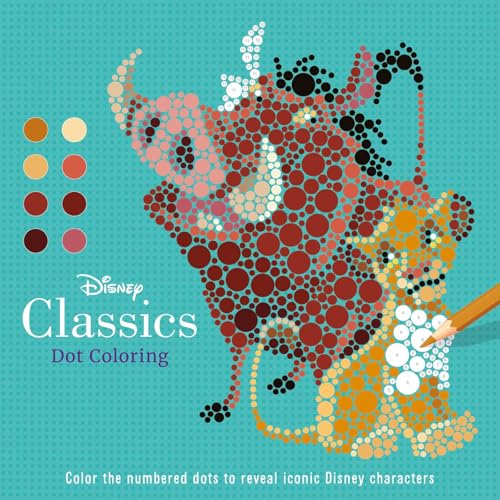 Dot Coloring: Color the Numbered Dots to Reveal Iconic Disney ...