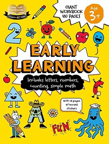 Early Learning: Includes Alphabet, Numbers, Counting, and Simple Math ...