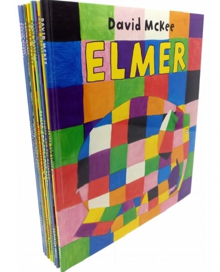 Elmer (10 Book Set: Elmer/Birthday/And the Rainbow/Lost Teddy/In the ...
