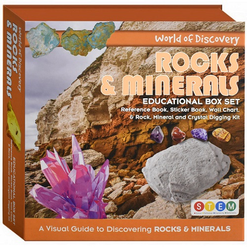 Rocks & Minerals Educational Box Set (World of Discovery, STEM) - North ...
