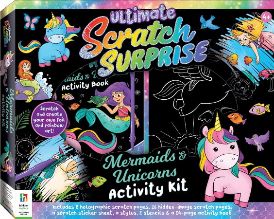 Ultimate Scratch Surprise Kit: Mermaids & Unicorns - Hinkler - Book Outlet