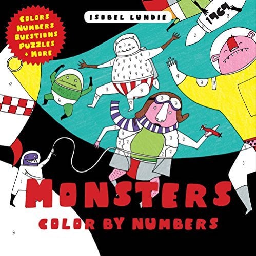 Monsters Color by Numbers by Isobel Lundie - Book Outlet