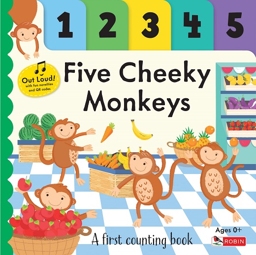 Five Cheeky Monkeys: A First Book of Counting (Out Loud!, Bk. 1) by ...