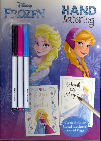Hand Lettering (Disney Frozen) by LLC. Retail Centric Marketing - Book ...