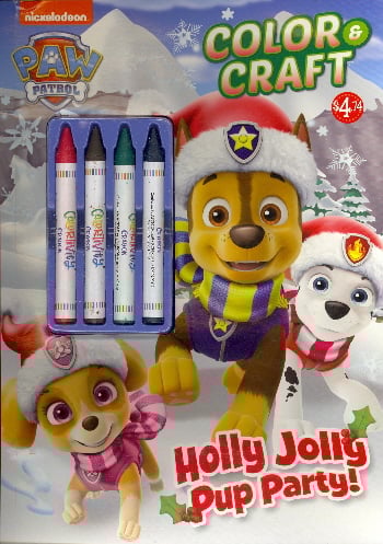 Holly Jolly Pup Party!: Color & Craft (Paw Patrol) by LLC. Retail ...
