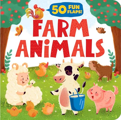 Farm Animals (50 Fun Flaps) by Clever Publishing - Book Outlet