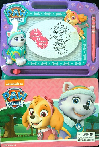 Paw Patrol Storybook & Magnetic Drawing Kit by Phidal Publishing - Book ...