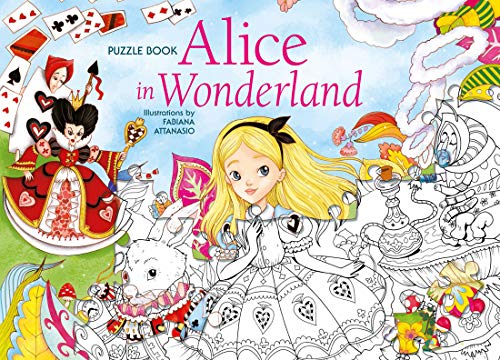 Alice in Wonderland Puzzle Book - White Star - Book Outlet