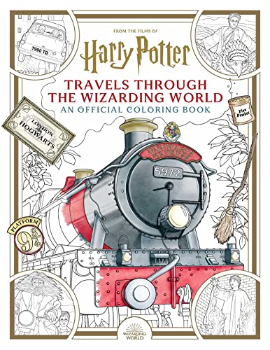 Harry Potter: Travels Through the Wizarding World: An Official Coloring ...